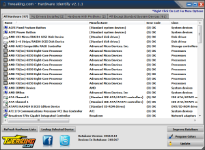 Hardware Identify - useful software for hardware identification - Webllena