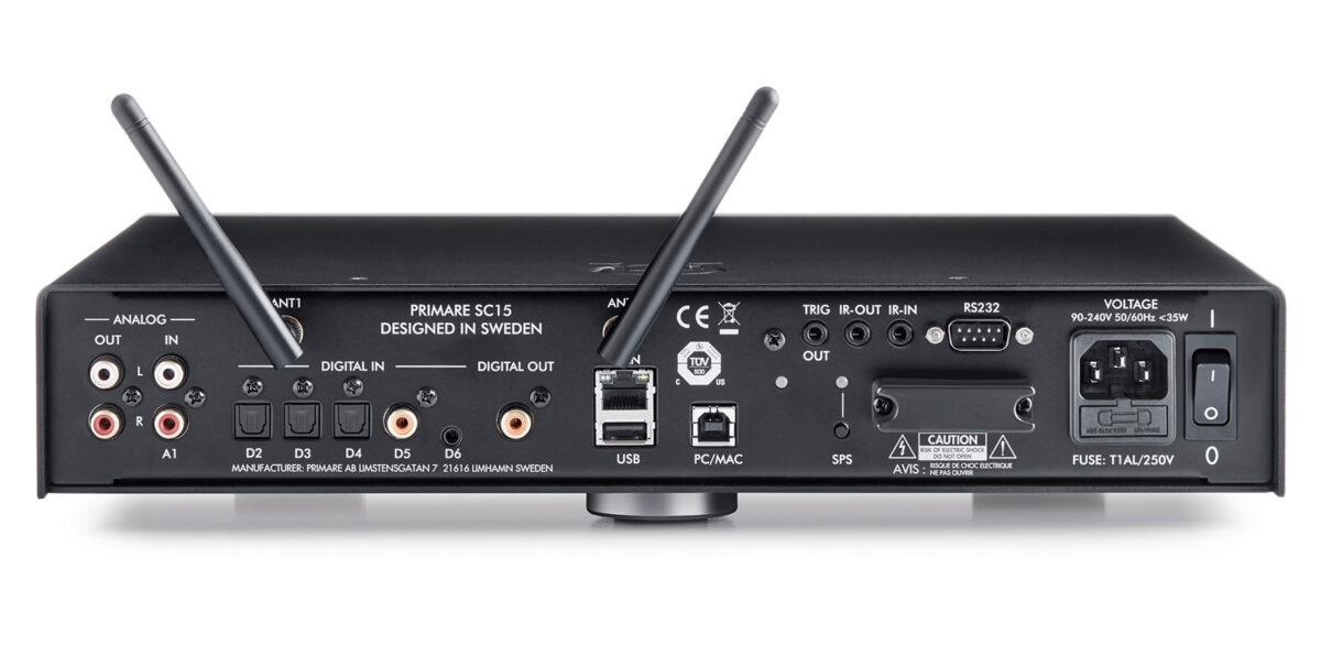 Primare SC15 Prisma – Stereo preamplifier & network player – Webllena